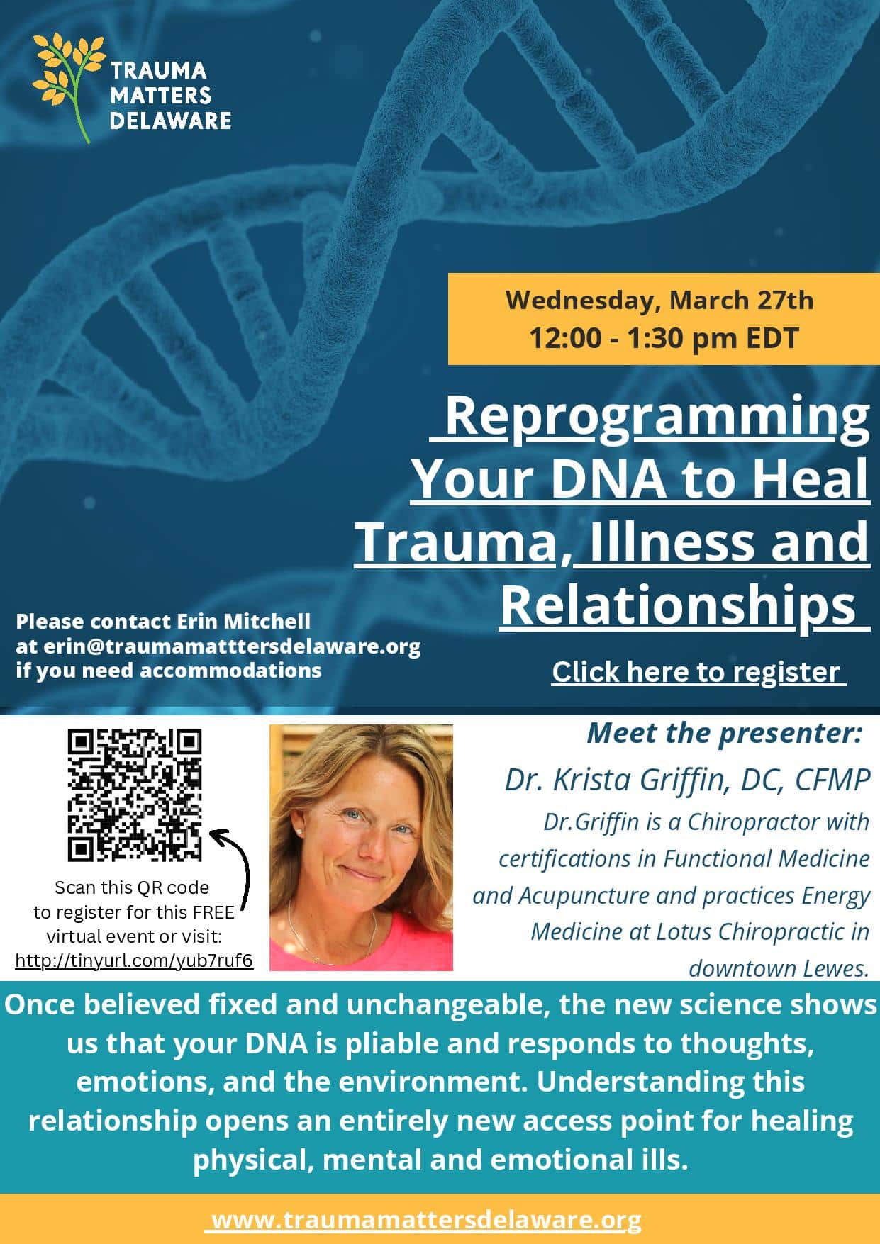 Reprograming Your DNA to Heal Trauma, Illness and Relationships ...